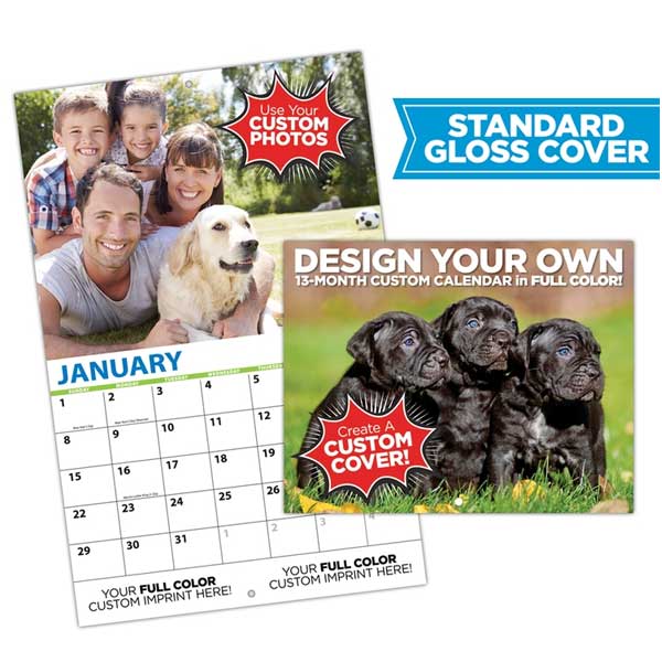 13 Month Custom Photo Wall Calendar - IslaPRomo.com