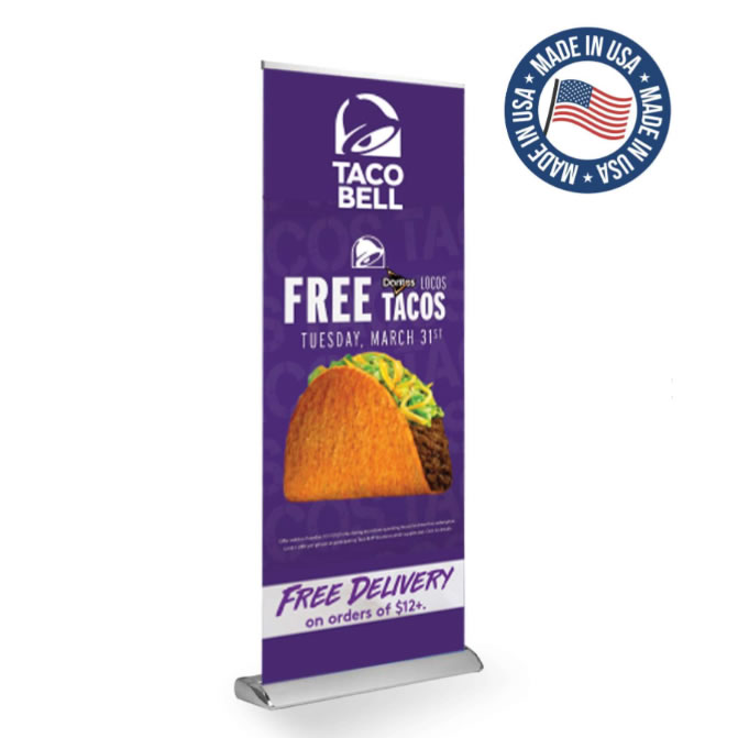 33in x 81in Deluxe Retractable Banners - IslaPRomo.com
