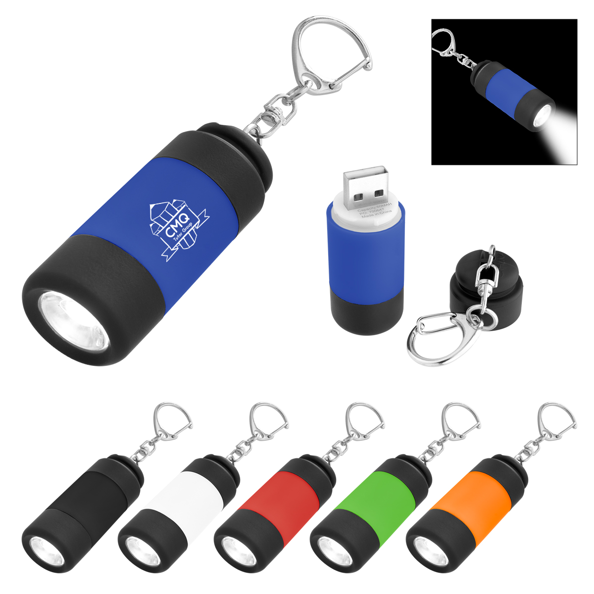 Rechargeable LED Light Key Chain - IslaPRomo.com
