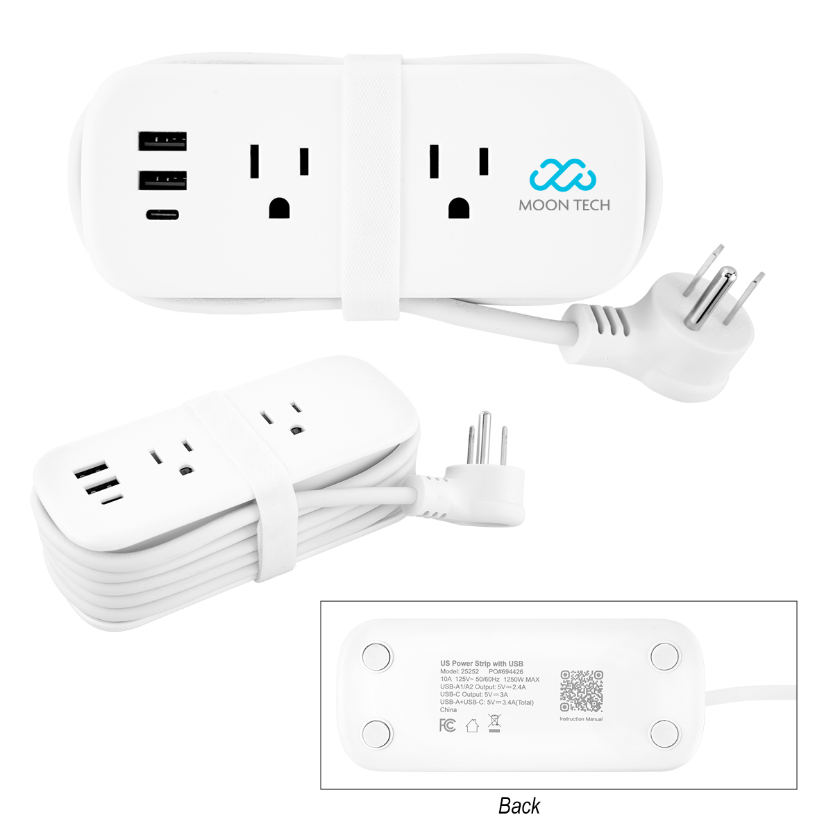 Compact Multi-Outlet Power Strip - IslaPRomo.com