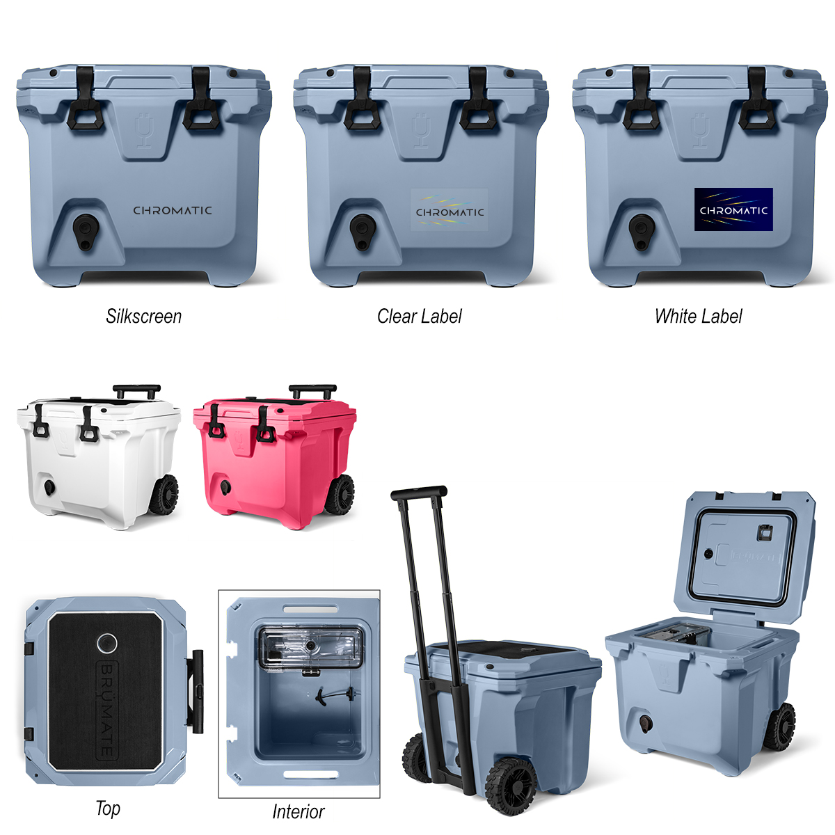 35 Qt. Br?Mate Br?Tank Rolling Cooler - IslaPRomo.com