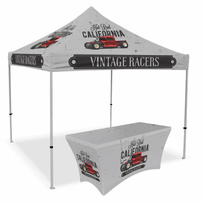 10' Square Canopy Tent with 6ft Table Cover - IslaPRomo.com